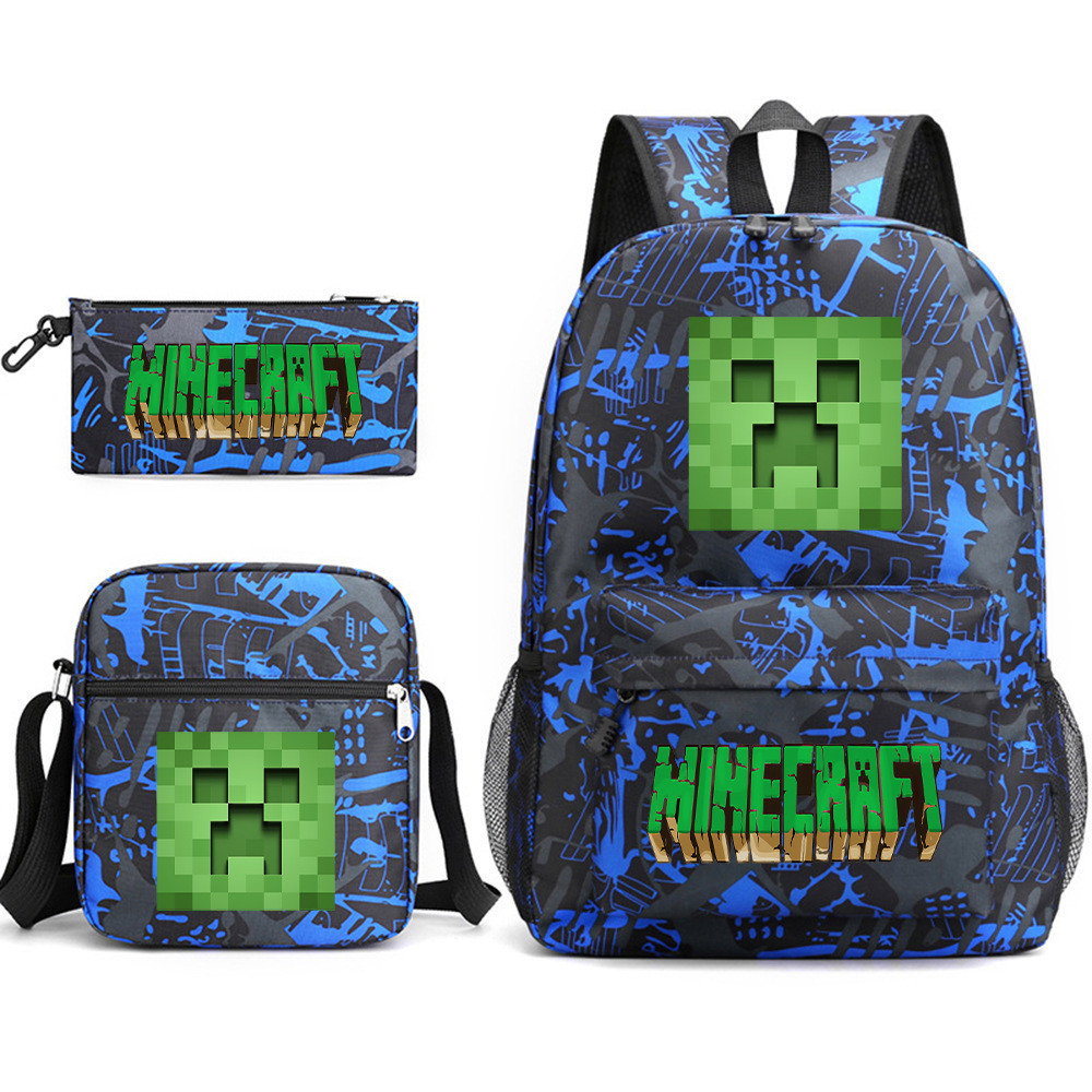 Jual Tas Minecraft My World Student Game mengelilingi Kapasitas Besar ...