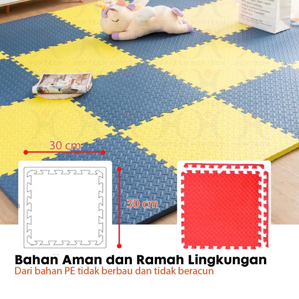 Jual Puzzle Karpet Alas Evafoam Alas Lantai Polos Premium 30x30 CM ...