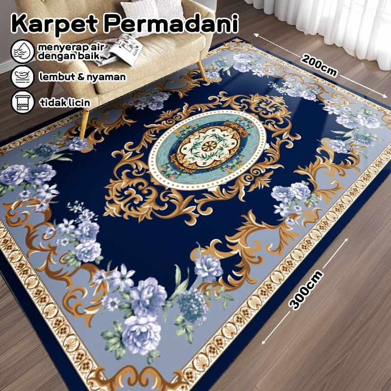 Jual Karpet Besar 200*300cm Lantai Ruang Tamu Permadani Trendy Bahan ...