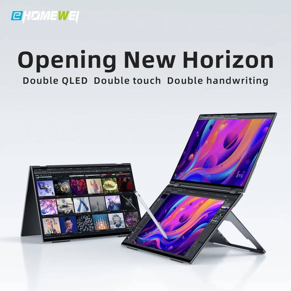 Jual EHOMEWEI Monitor Portabel Layar Ganda X2 Pro Tanpa Drive Telepon ...