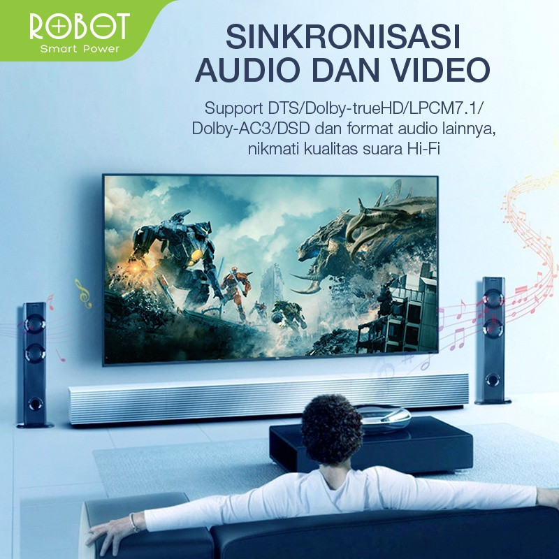 Jual ROBOT HM103 HDMI Switch and Splitter 2in 1out / 1in 2out Bi ...