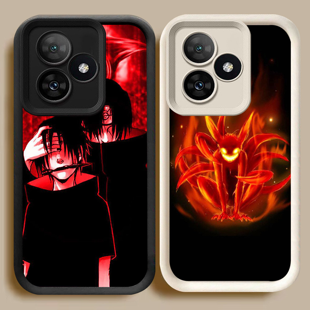 Jual BI4 Naruto Casing untuk Realme GT 6 Narzo N61 NEO6 SE N53 C63 5G Putih Hitam | Shopee Indonesia