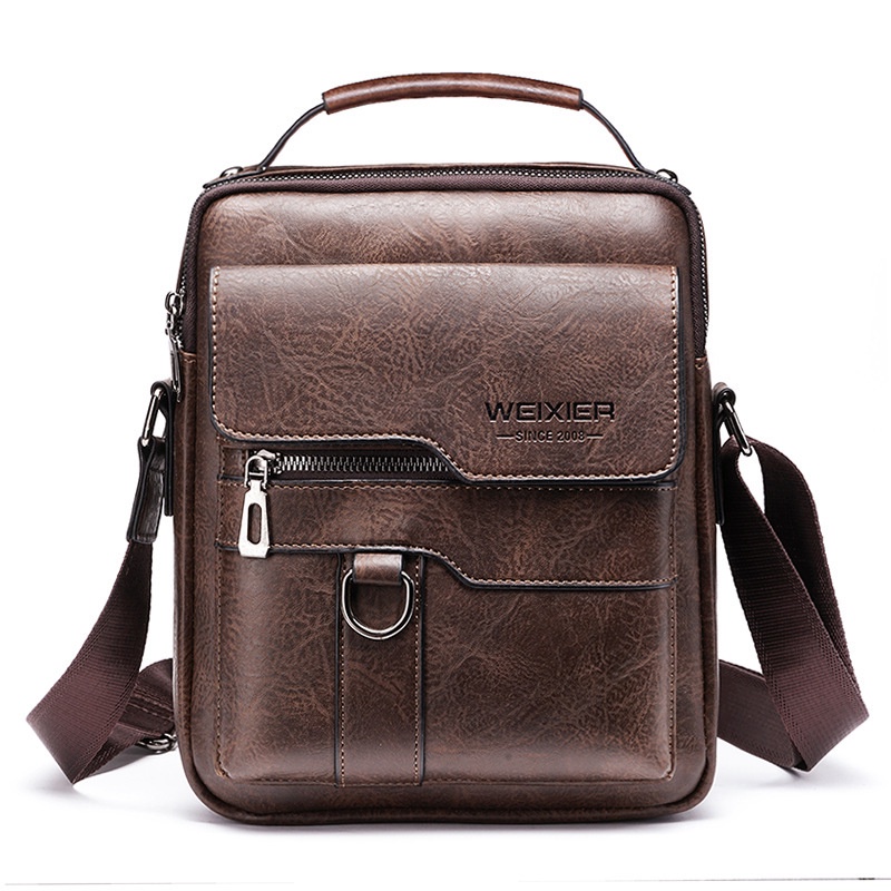 Jual Tas Crossbody untuk vertikal bisnis portable bahu tas kulit laki ...
