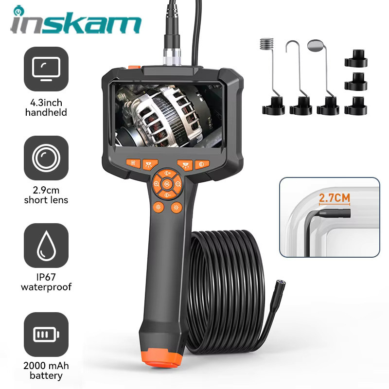 Jual INSKAM 4.3 Inch IPS Screen Industrial Endoscope Camera HD1080P ...