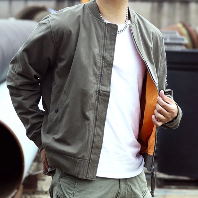 Jual jaket army Jaket pilot musim gugur brand MA1 gaya militer Amerika ...