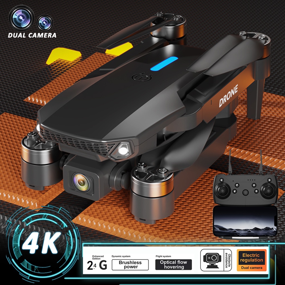 Jual E88pro Professional 4K Brushless Motor Flow Optical Positioning Photography Aerial ...