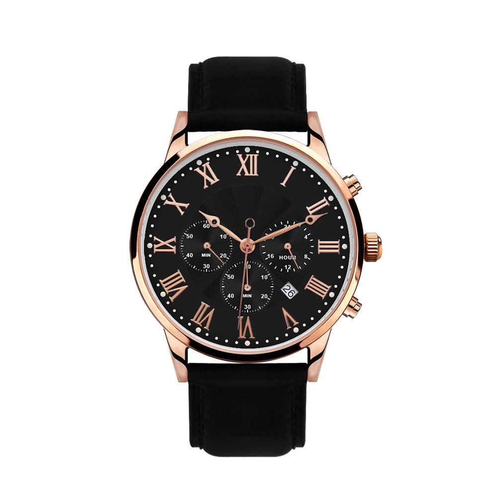 Jual Jam Tangan Pria Jam kulit tinggi dari baja stainless ...