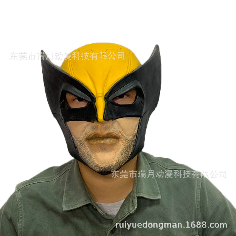 Jual Topeng 2024 3 Wolverine Deadpool Latex Marvel Hero Mask Adult ...