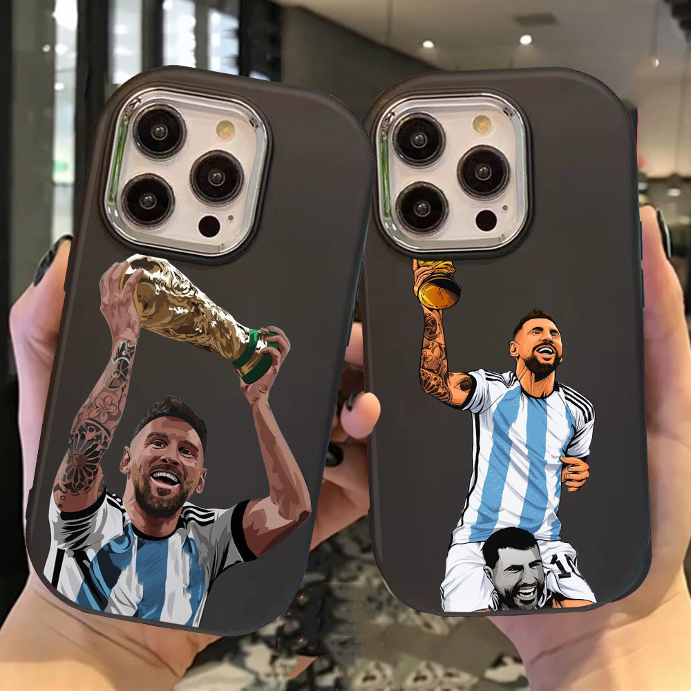 Jual O-96 Messi 10 Hitam Silikon Casing untuk VIVO V27E V27 V40 V30 V29 ...