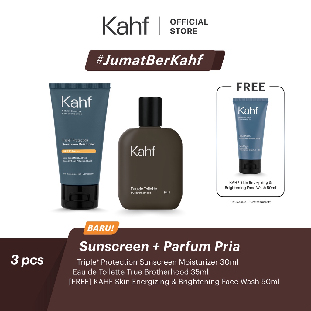 Jual Kahf Paket Face Care Isi 2pcs - EDT & Sunscreen | Shopee Indonesia