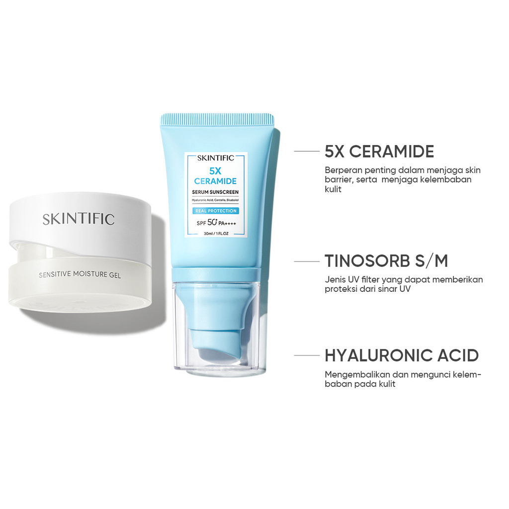 Jual SKINTIFIC - REDNESS RELIEF & REPAIR DUO 2PCS | Sensitive Cream ...