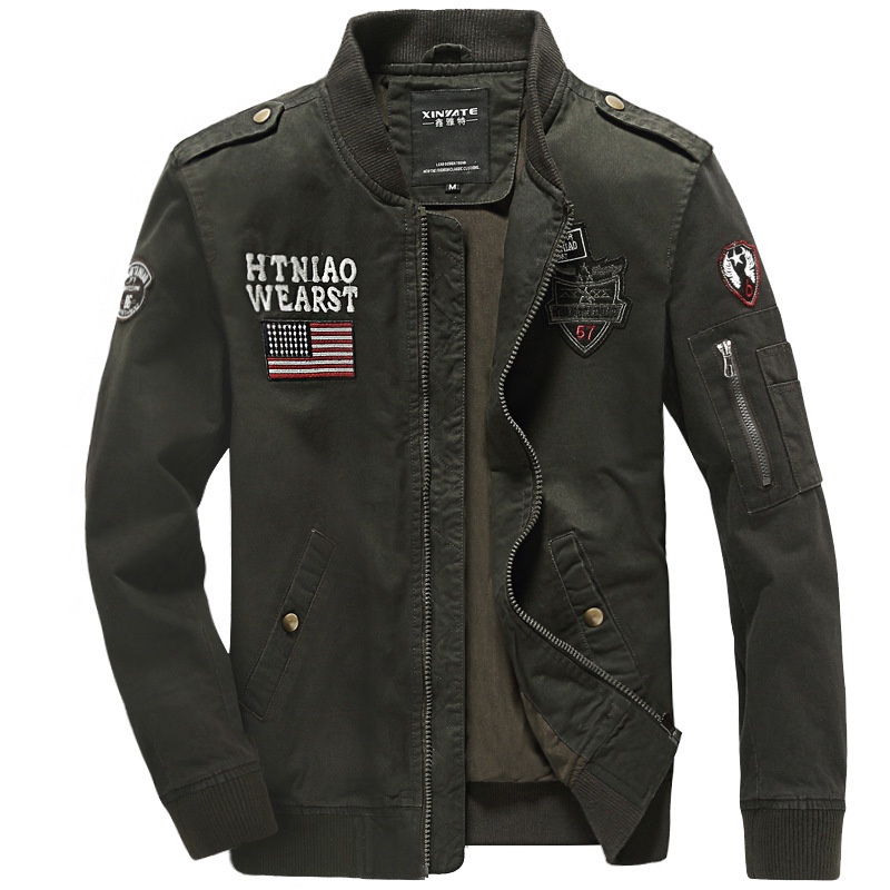 Jual jaket army Jaket pria, pasukan khusus biasa seragam militer ...