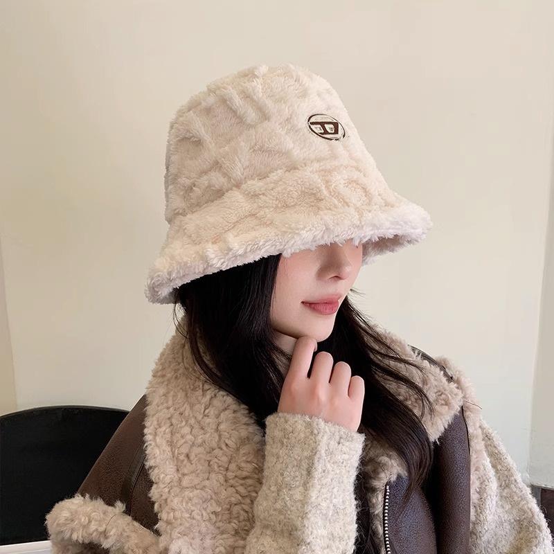 Jual Topi Wanita Terbaru Lamb plush nelayan biasa untuk wanita panas ...