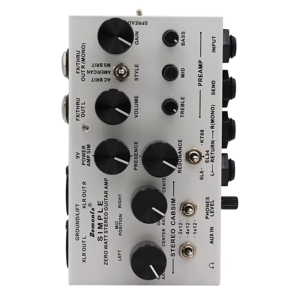 Jual Baru Demonfx SIMPLE DI Box Efek Preamp Simulator,Power Amp ...