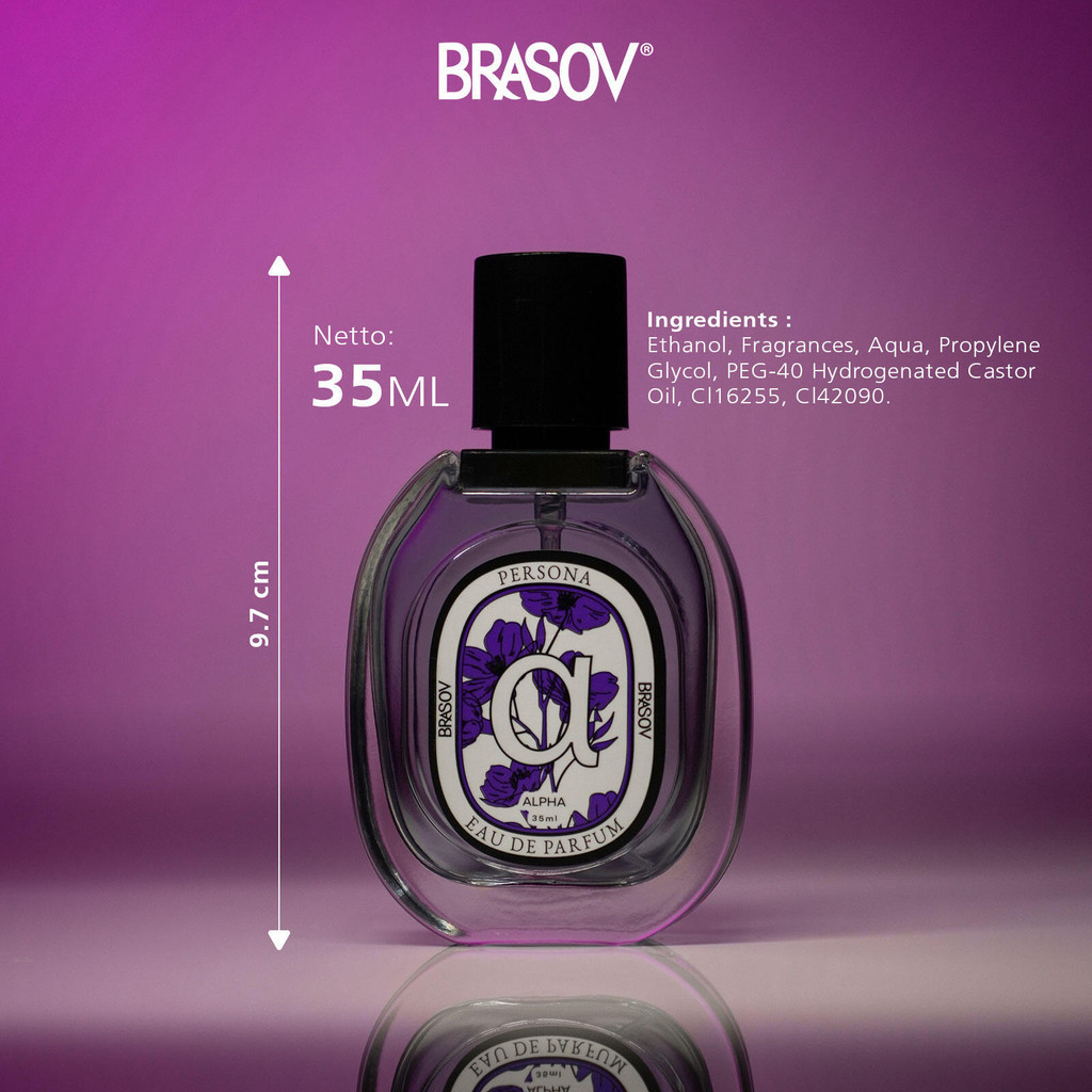 Jual BRASOV Persona Parfum Wanita Halal BPOM 35 ML Eau De Parfum ...