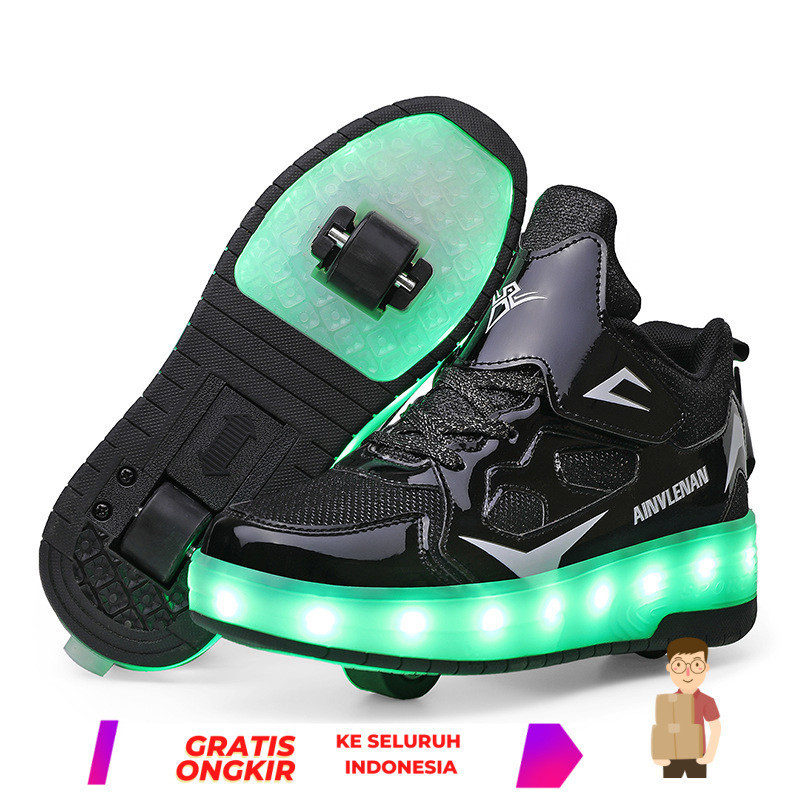 Jual Sepatu Roda Aimoge Flash Walk Adult Roller Ice Skating Shoes ...