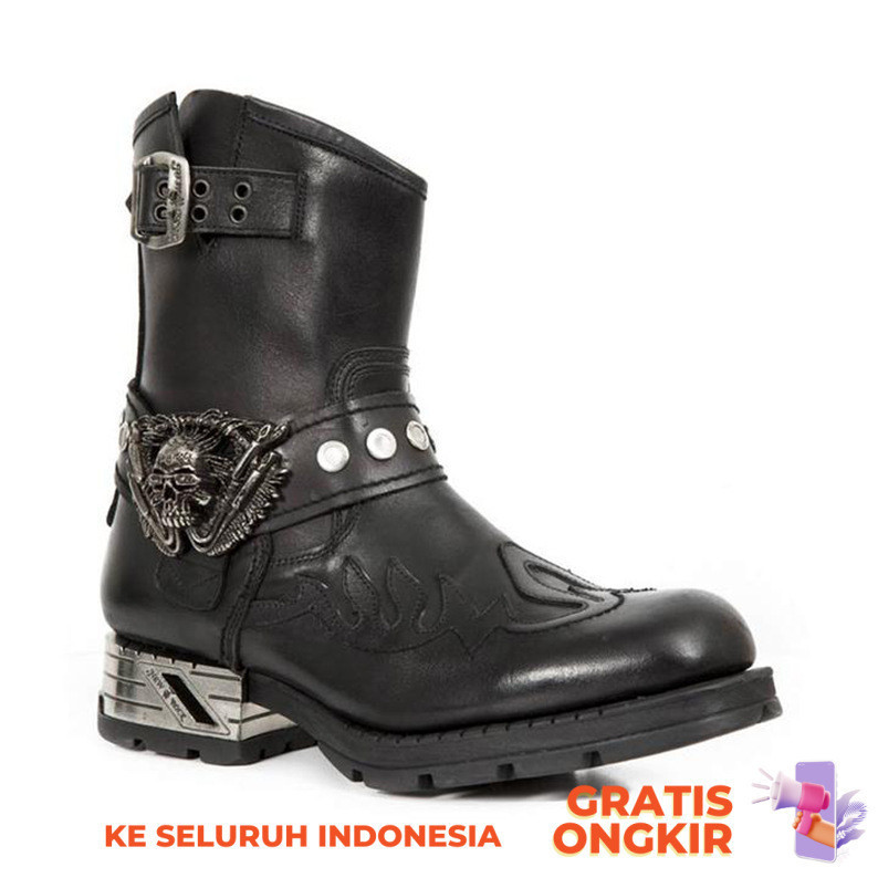 Jual Sepatu Boots Pria Casual pendek pria baru Millell, sepatu punk ...