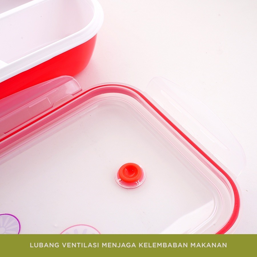 Jual Yooyee 415 Kotak Makan 4 sekat dengan mangkok sup | Shopee Indonesia