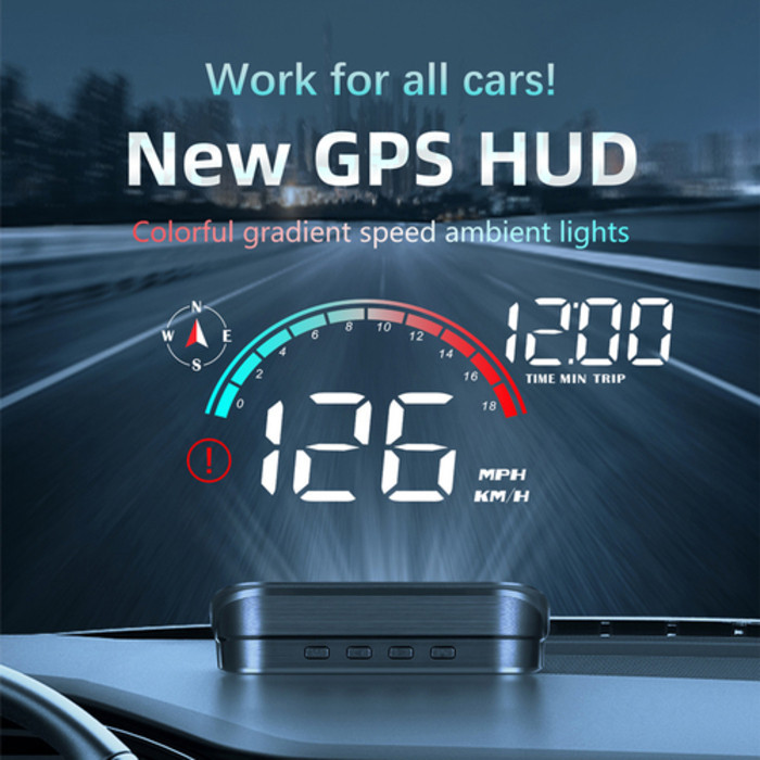 Jual Menunjukkan Hud Universal Digital GPS Speedometer Projector ...