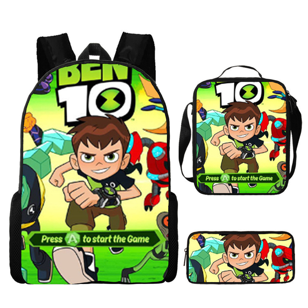 Jual Backpack pemuda hacker Ben 10 mahasiswa anime kartun backpack ...