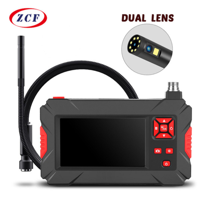 Jual Dual Lens Industrial Endoscope 4.3 Inch IPS Screen Handhold ...