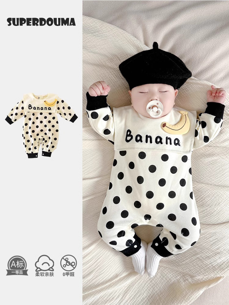 Jual 2024 musim semi baru 0-2 tahun bulan penuh pisang gelombang titik ...