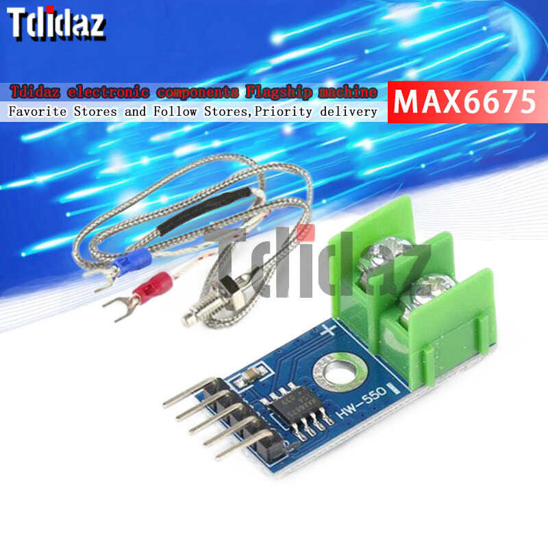 Jual Tipe K MAX6675 modul sensor suhu termokupla Ukuran Modul Suhu ...