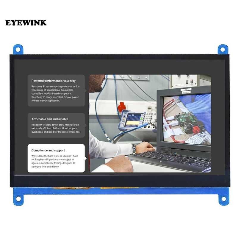 Jual LCD 7 inci Tampilkan HDMI kompatibel 1024x600 Resolusi Kapacitif ...