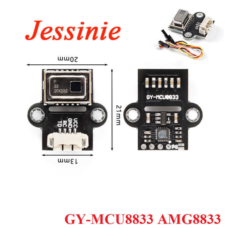 Jual 8*8 AMG8833 IR Pemapar Termal Matriks Sensor Suhu Modul 8x8 Port ...