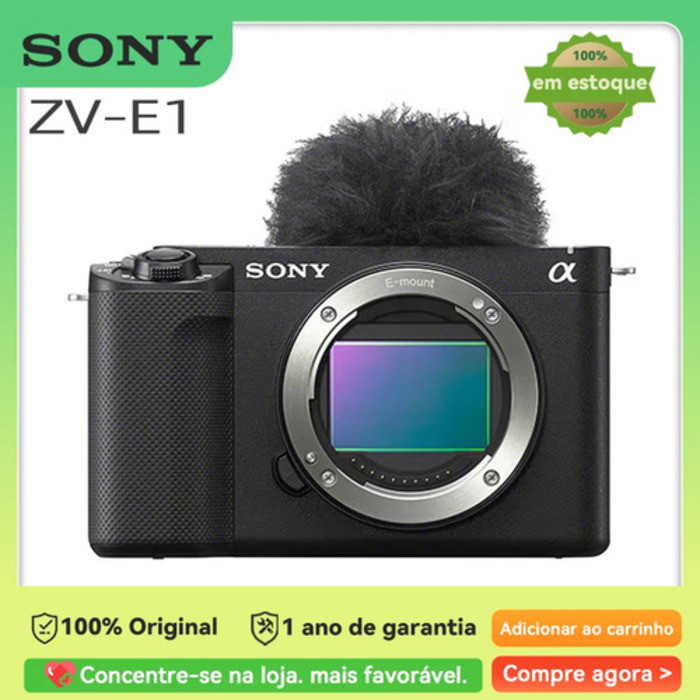 Jual Sony Alpha ZV-E1 ZVE1 Full Vlog Flagship Mirrorless Camera 12.1 juta piksel 4K 60P/120P ...