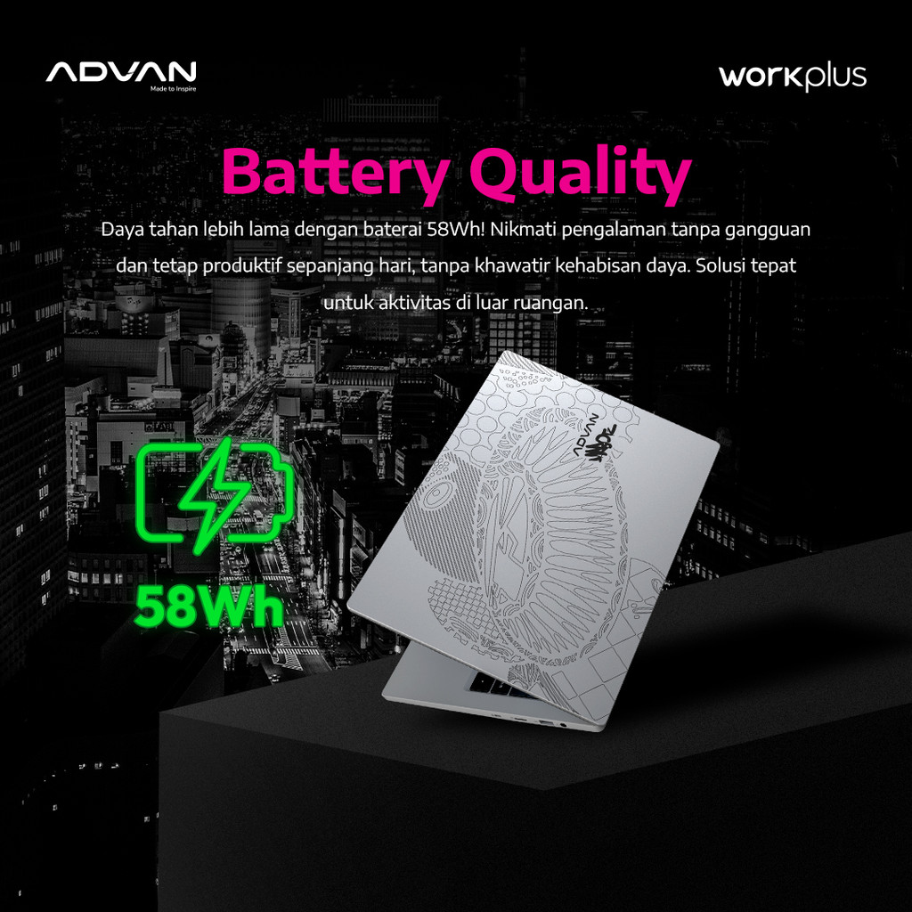 Jual [SPL CICILAN 0%] - ADVAN X DARBOTZ Laptop Workplus AMD Ryzen 7 ...