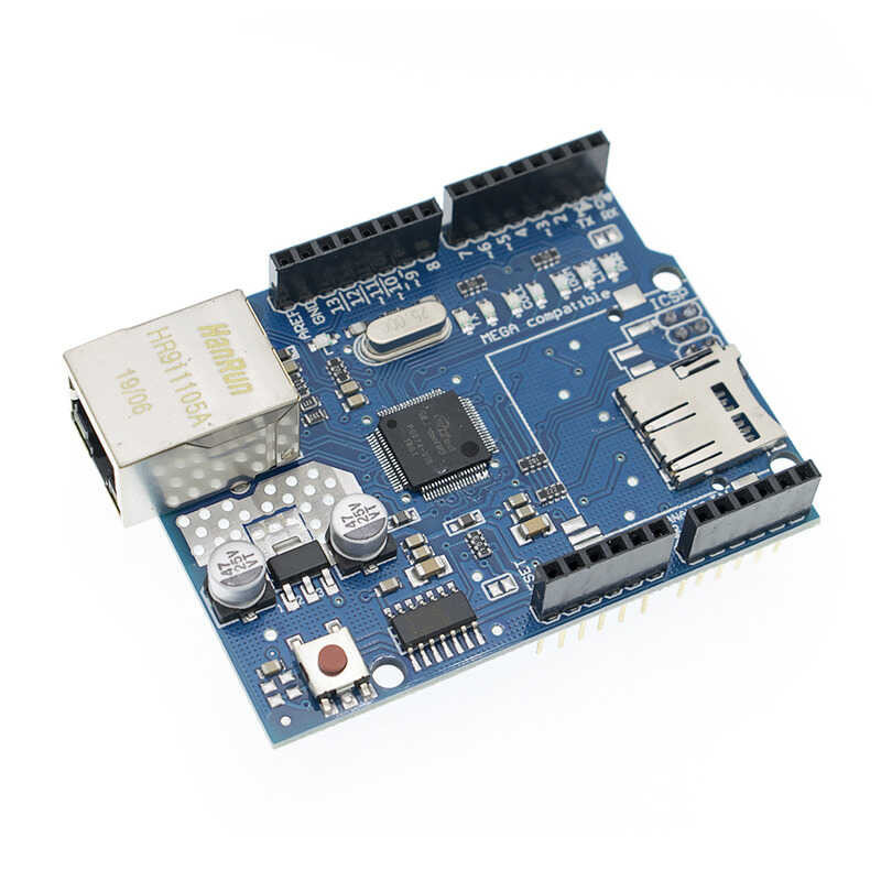 Jual Shield Ethernet Arduino R3 FOR UNO Mega 2560 1280 328 only W5100 Development board | Shopee ...