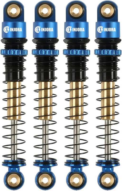 Jual INJORA 1 43mm Aluminum Shocks Threaded Tele Shock Absorber Damper ...