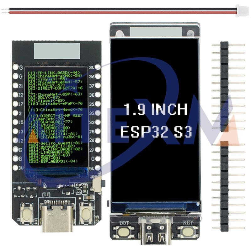 Jual T-PicoC3 T-Display S3 1.9 WiFi Dan Bluetooth-Compatible Module ESP32 C3 Development Board 1 ...