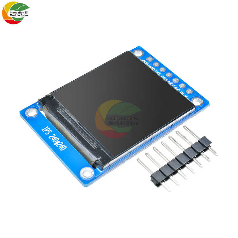 Jual Inch TFT 1.3 LCD Display Module 240240 IPS Full Color 7Pin SPI ...