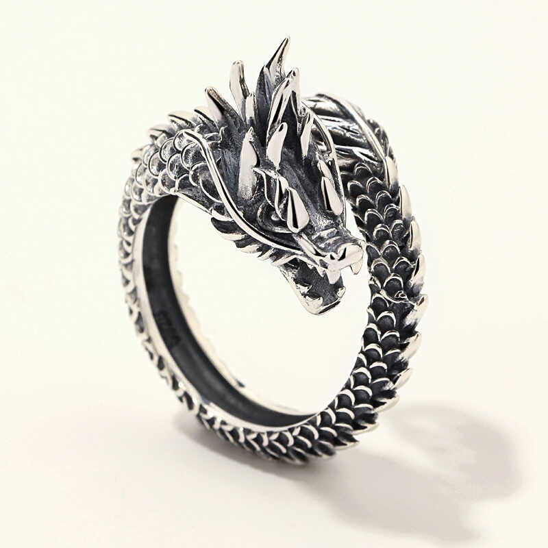Jual Mighty 1 dragon head self-defense ring, female and male fingers ...