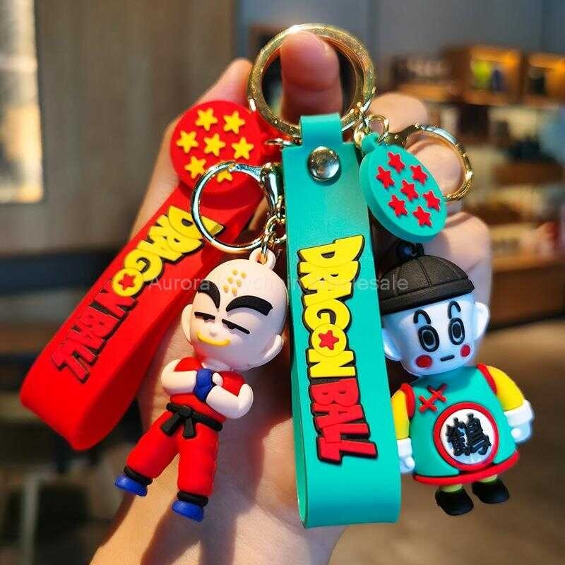 Jual ￥ Anime Kawaii Dragon Ball Keychain Z Super Saiyan Son Goku Bulma ...