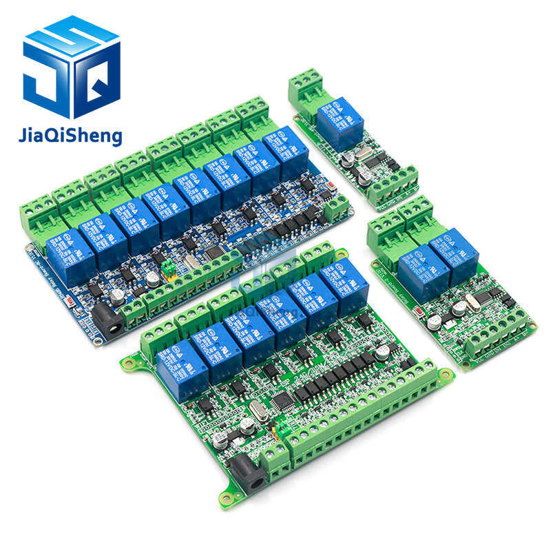 Jual Modbus rtu 12V/24V 485 TTL Komunikasi 1 2 4 8 saluran Input Relay ...