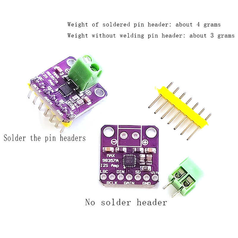 Jual Audio MAX98357 I2S Module Class D Amplifier Support ESP32 ...