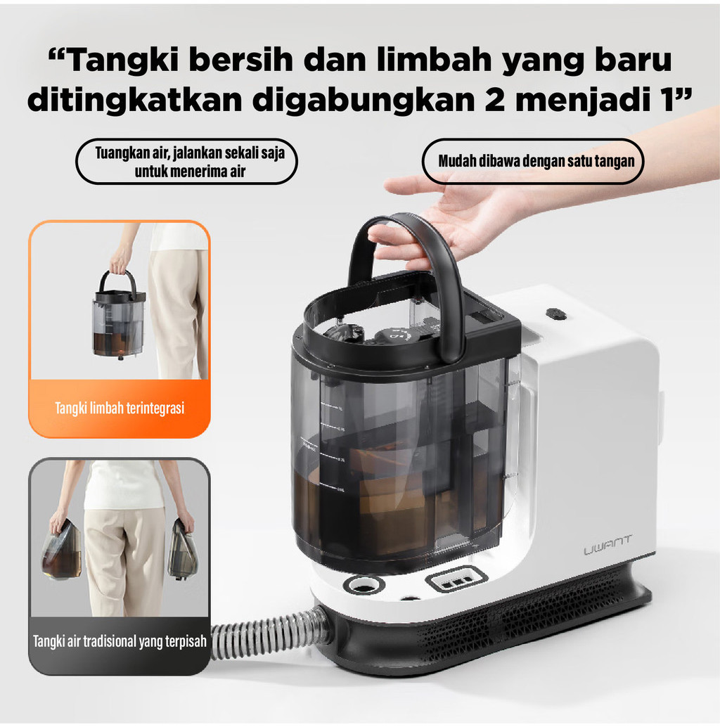 Jual 【NEW 】Uwant B200 SE Wet Vacuum Cleaner 12Kpa Fabric Cleaning ...
