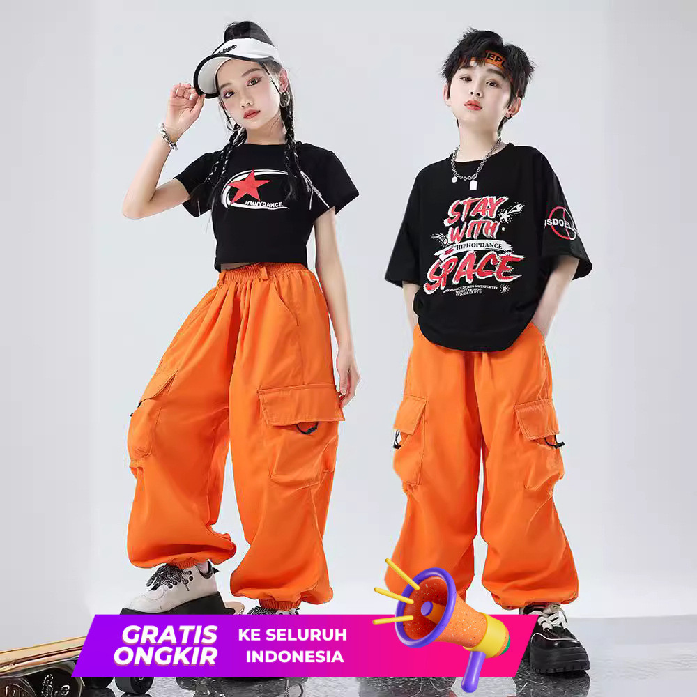 Jual Outfit Anak Pakaian trendi anak, tarian jazz gadis, hip-hop anak ...