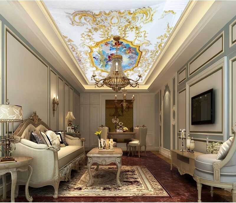 Jual Atap-atap Eropa atap-atap malaikat Ceiling · Mural Tersuai 3D ...