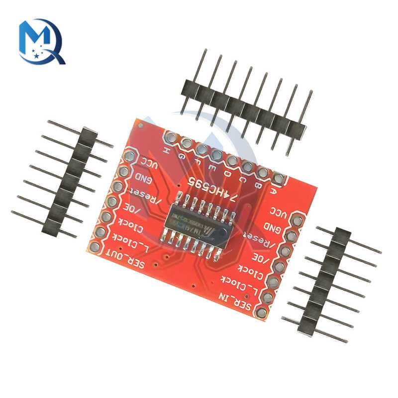 Jual DC3.3-5V Expansion 74HC595 Module Shift Register With Standard Serial (SPI) Interface ...