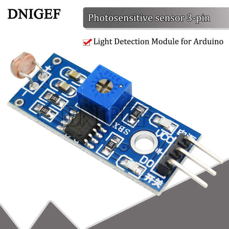 Jual Photosensitive Brightness Sensor Module Light Intensity Detect Resistor For Arduino Diy Kit ...
