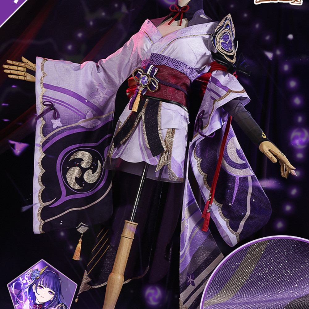 Jual Jiangnan Miaozi Genshin Impact cos suit General cosplay kostum wanita Thunder God Bal ...