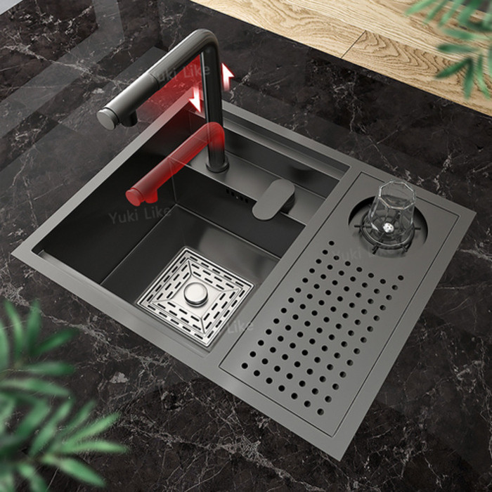 Jual Pencuci cangkir tersembunyi Stainless Steel Kitchen Sink Bar ...