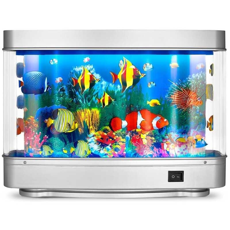 Jual Lampu Fish Tank Tropikal Artificial Aquarium Decorative Night Light Virtual Ocean Dynamic ...