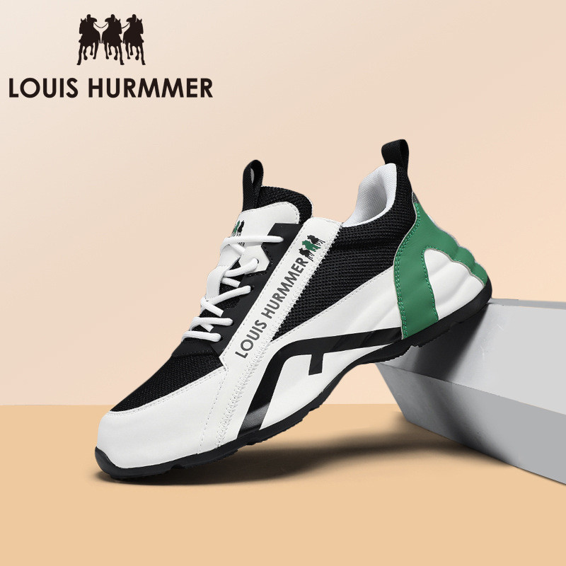 Jual Sepatu Pria Sepatu olahraga biasa laki-laki Louis Hummer, bernafas ...