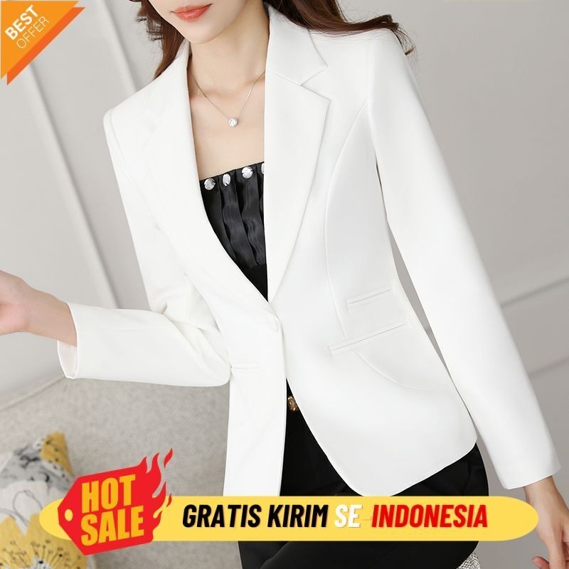 Jual Blazer Wanita Terbaru Jaket baju kostum kecil 2024 semi baru ...