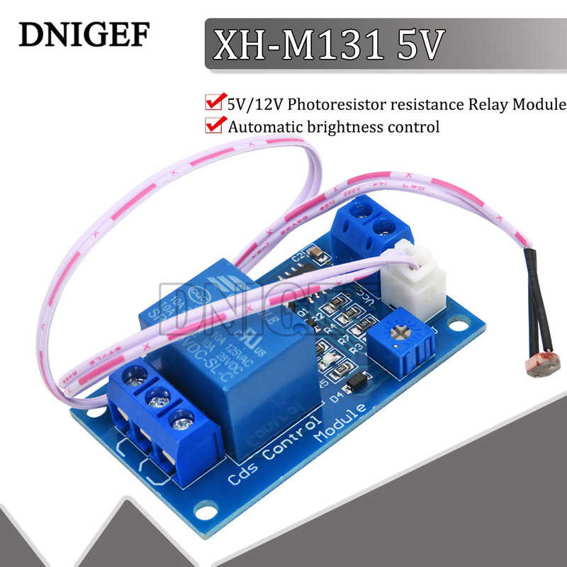 Jual 12V XH-M131 5V 10A Sensor Module Light Switch Photoresistor Detection Brighess Automatic ...